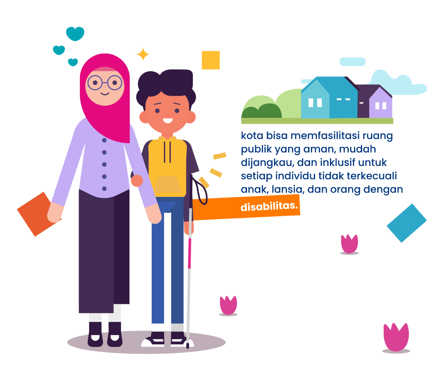 Ruang Publik Inklusif untuk Orang Dengan Disabilitas, Bagaimana Menciptakannya? – Gemilang Sehat